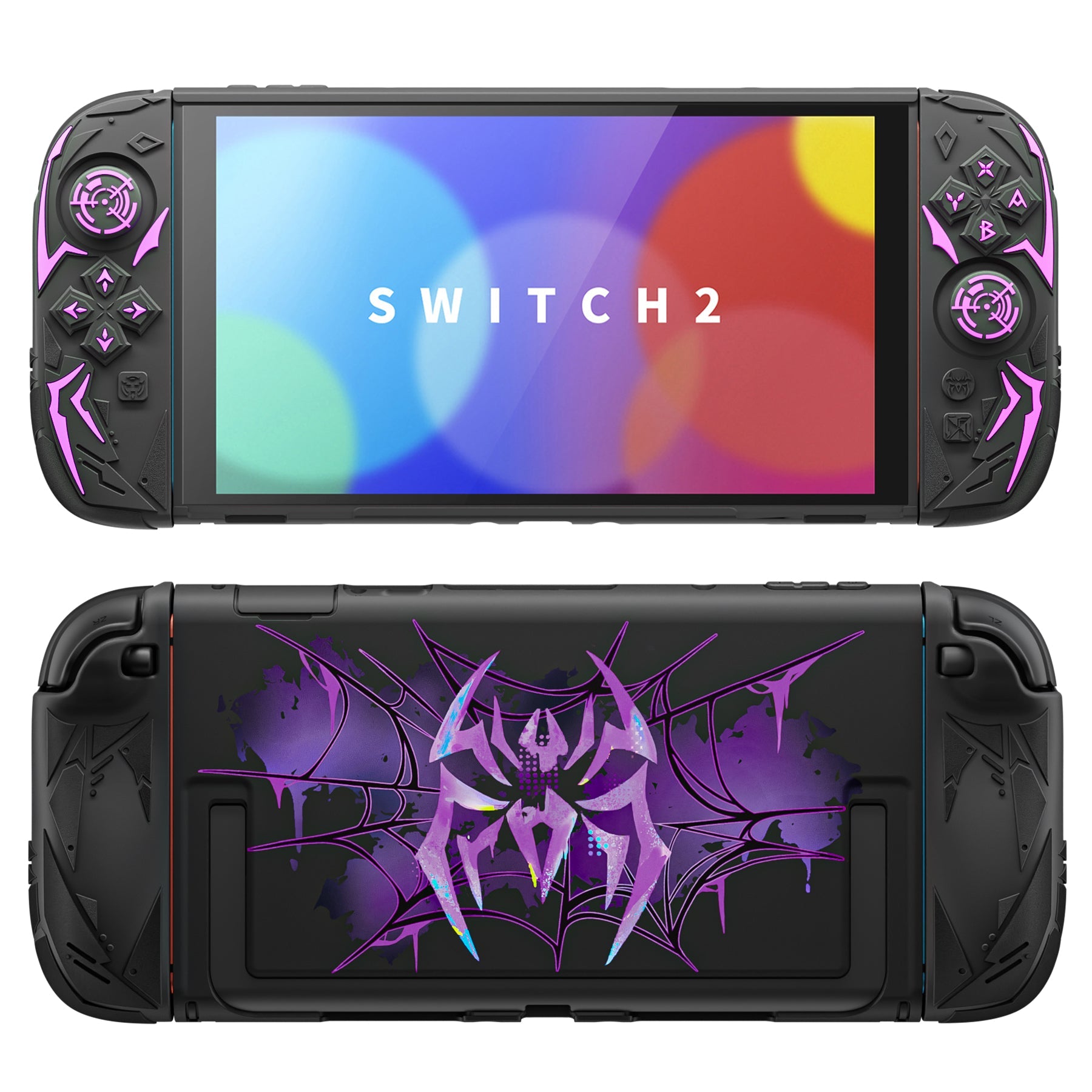 PlayVital Cyber Spider Protective Case for Nintendo Switch 2, Ergonomi