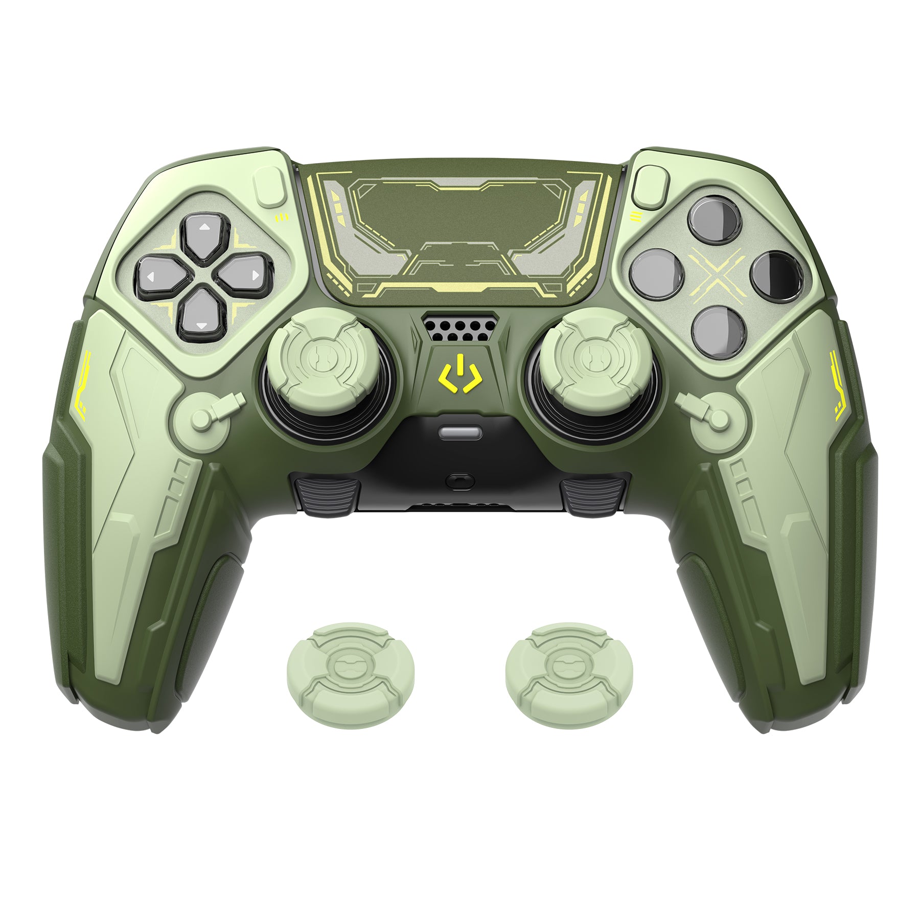 PlayVital Stellar Mecha Silicone Case with Joystick Cap & Sticker for