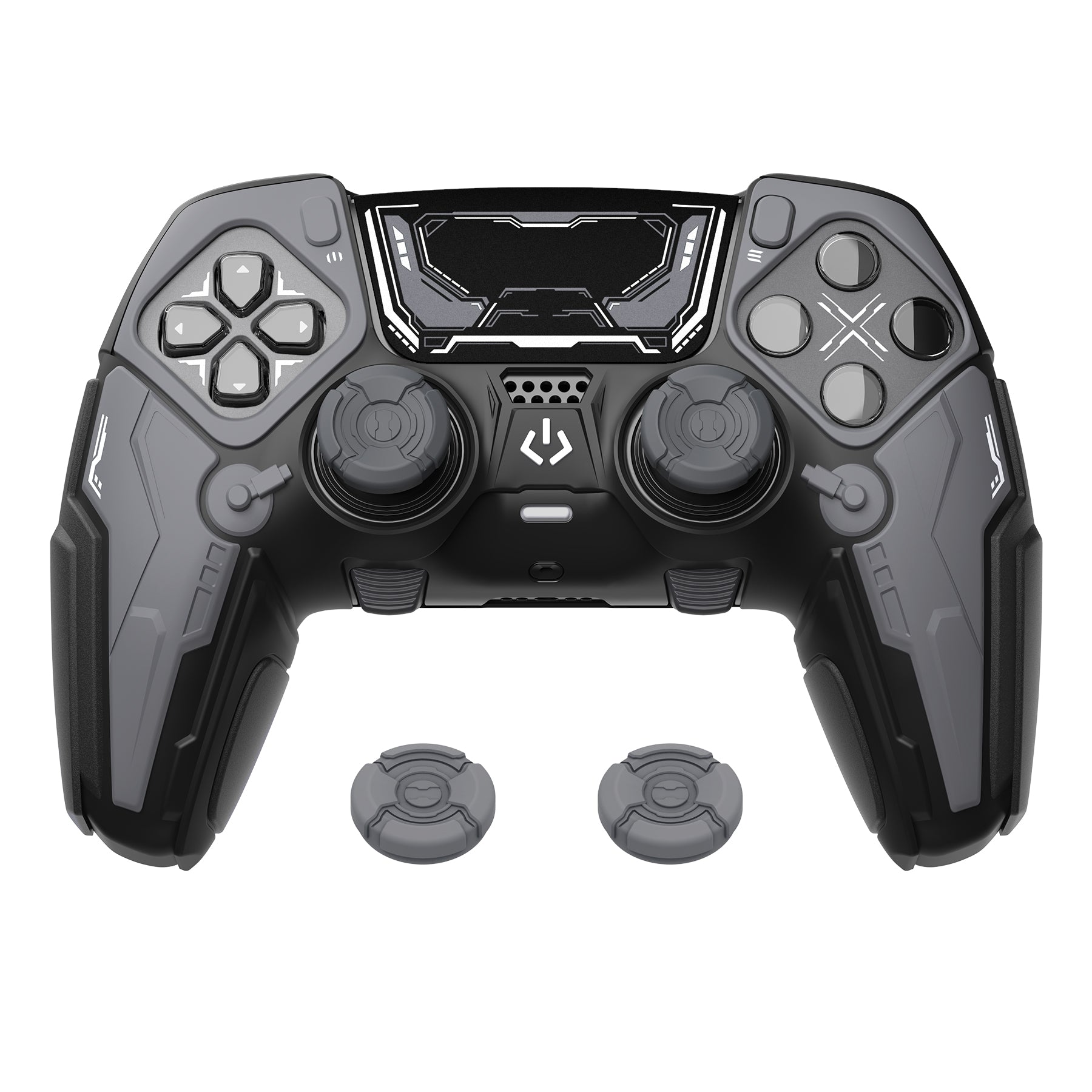 PlayVital Stellar Mecha Silicone Case with Joystick Cap & Sticker for