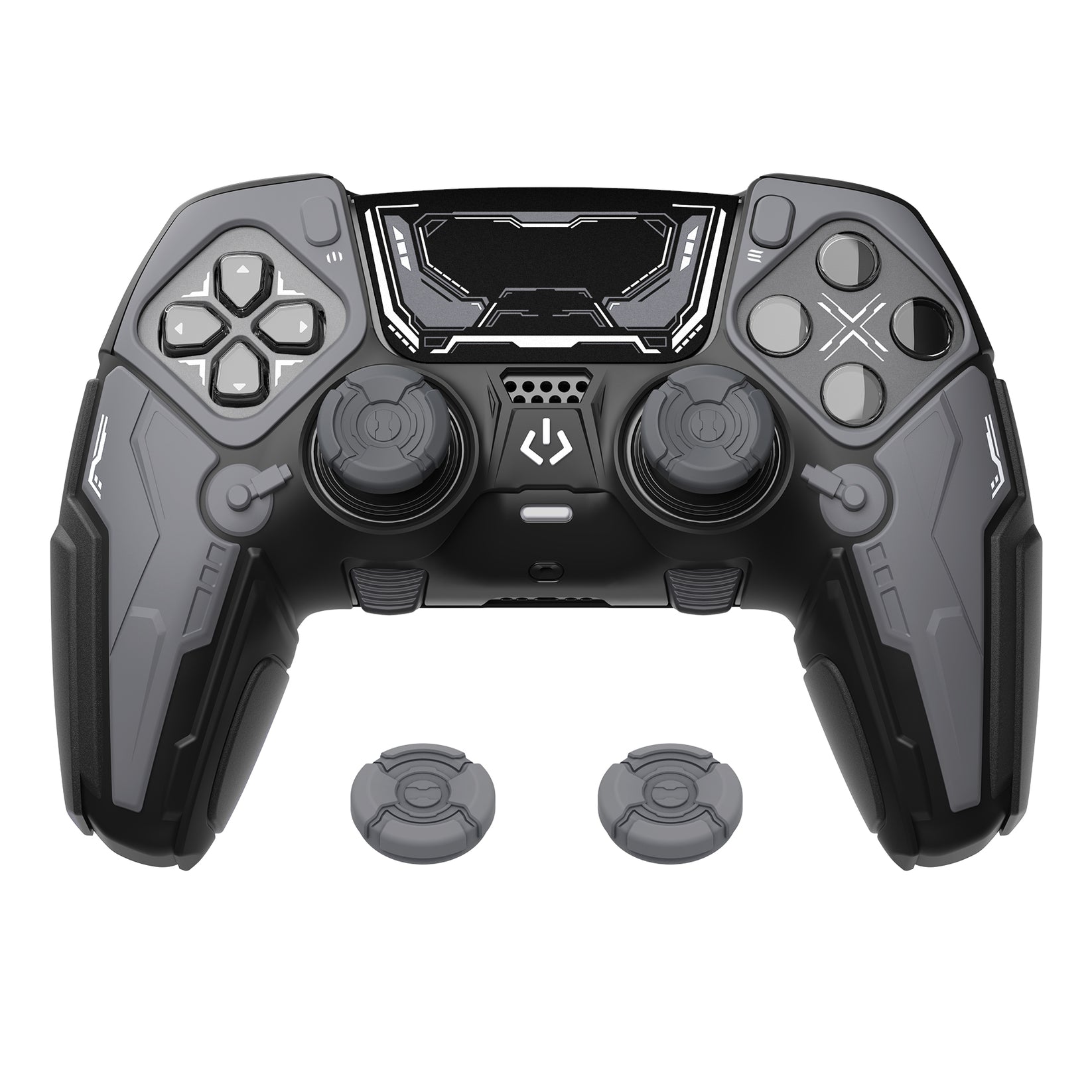 PlayVital Stellar Mecha Silicone Case with Joystick Cap & Sticker for