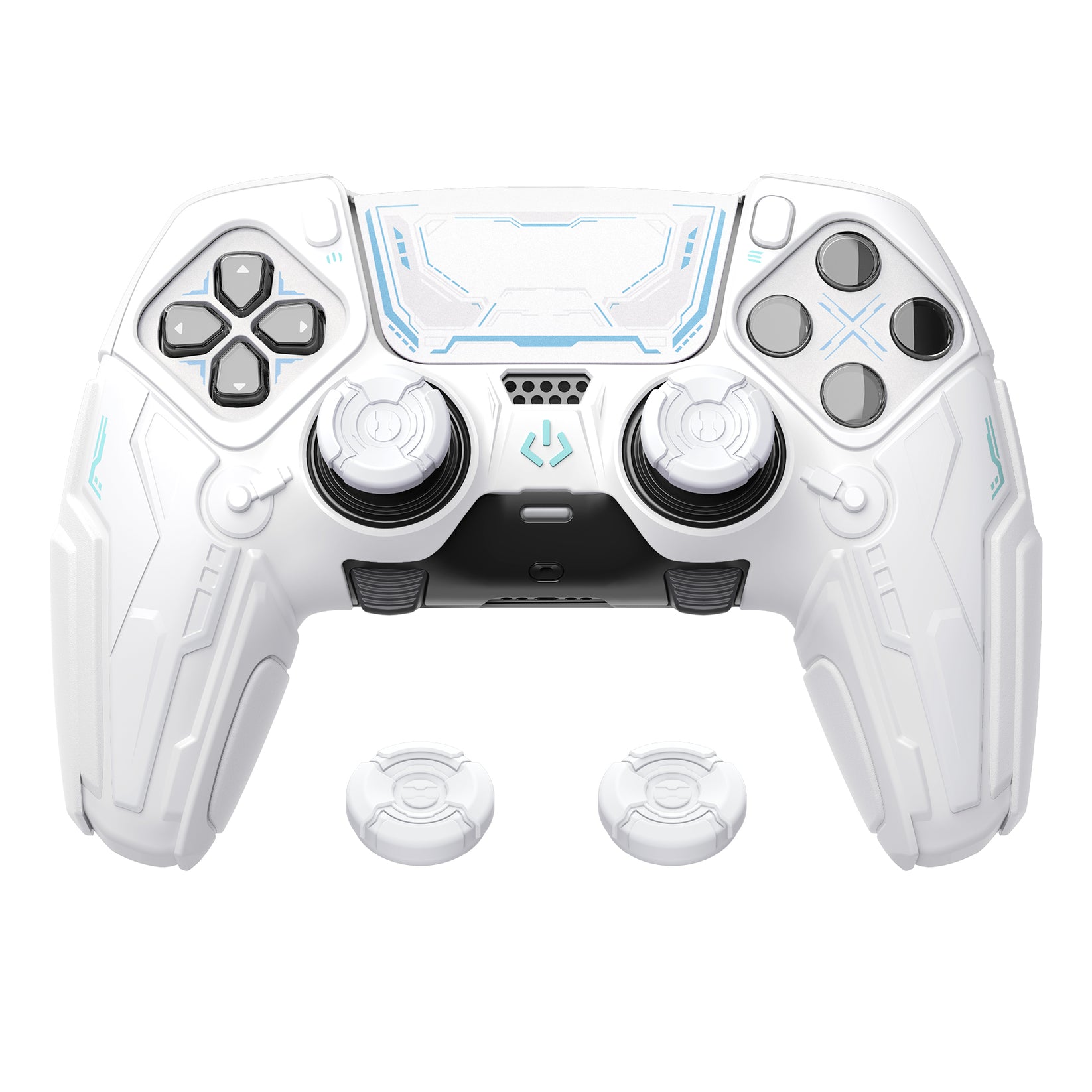 PlayVital Stellar Mecha Silicone Case with Joystick Cap & Sticker for