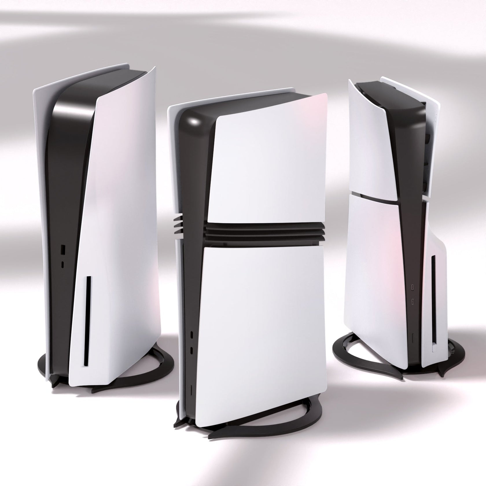 PlayVital Vertical Stand with Anti-Slip Pads for PS5/Slim/Pro/Standard