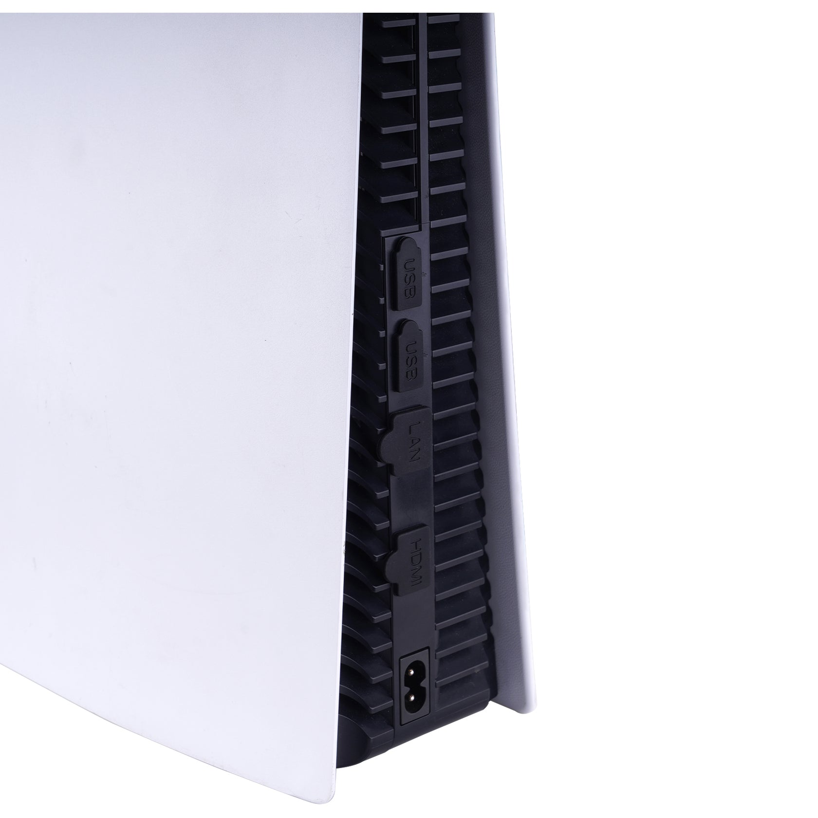 PlayVital PS5 Console Black Silicone Dust Plug Set, USB HDMI Interface ...